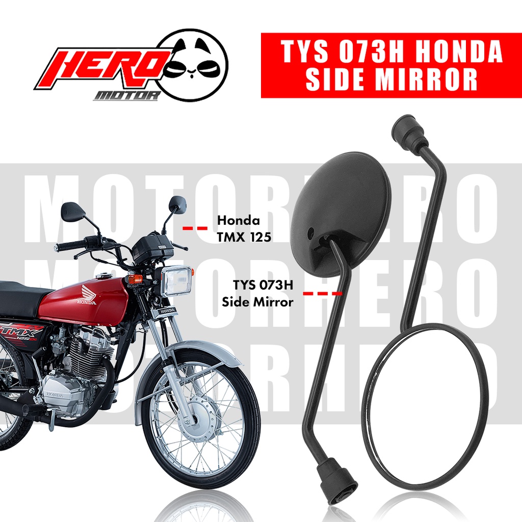 TYS Honda Side Mirror Ultra White Lens Long Stem Made in Thailand ...