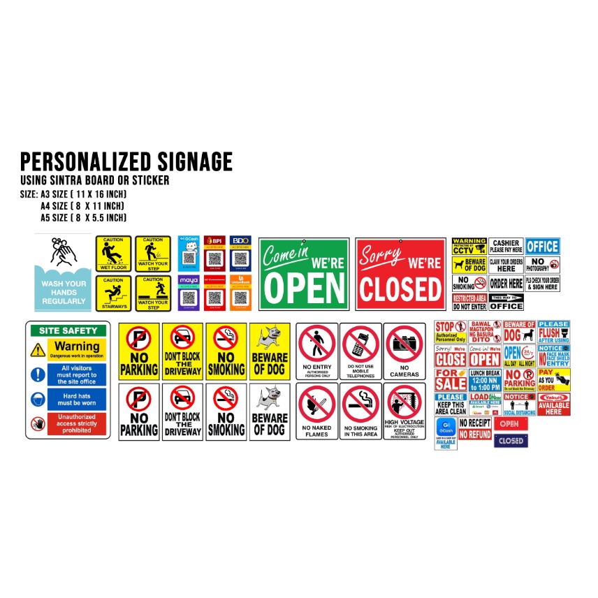 Personalized Signage | Shopee Philippines