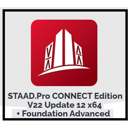 NEW! STAAD.Pro CONNECT Edition V22 Update 12 x64 + Foundation Advanced + RCDC COMES IN A USB ...
