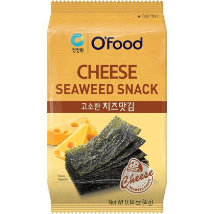 O'food Cheese Seaweed Snack 4g by 2pack / 9pack | Shopee Philippines