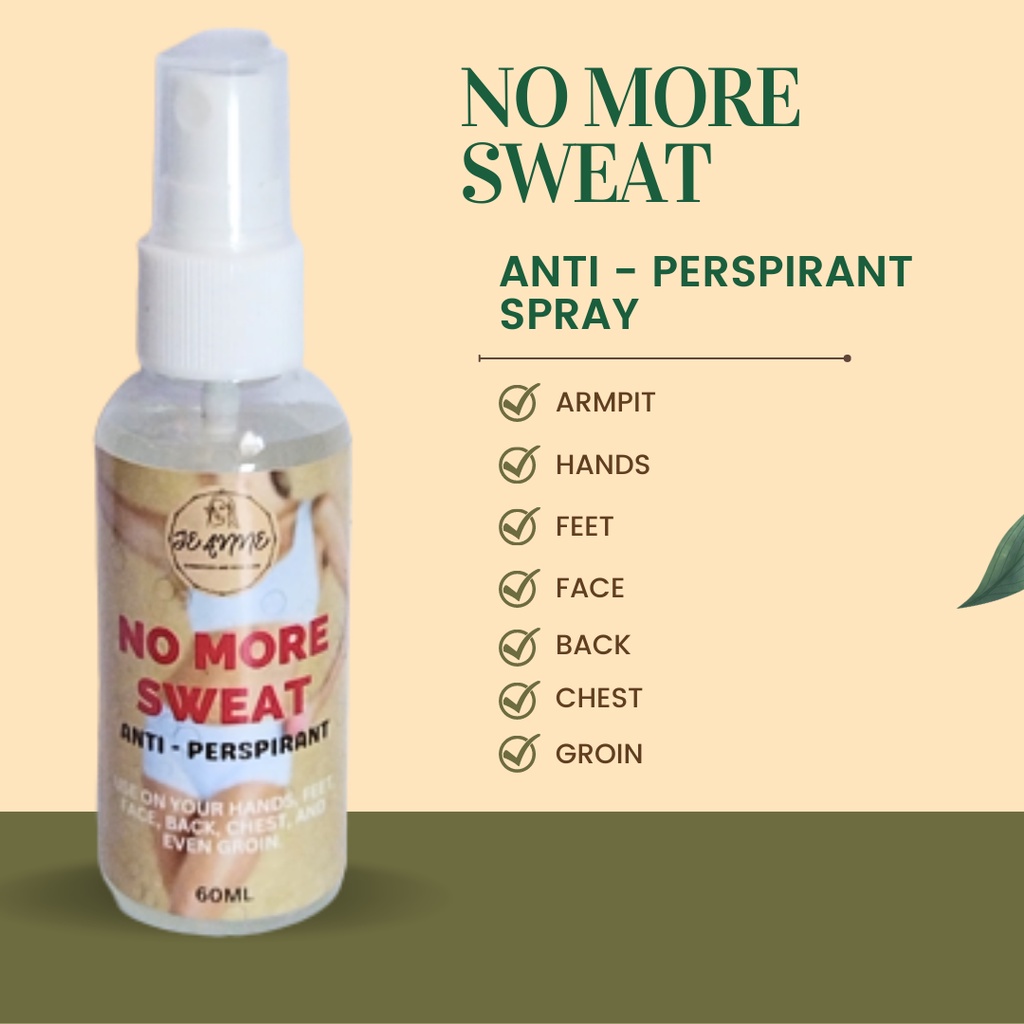 NO MORE SWEAT ANTI - PERSPIRANT BODY SPRAY | Shopee Philippines