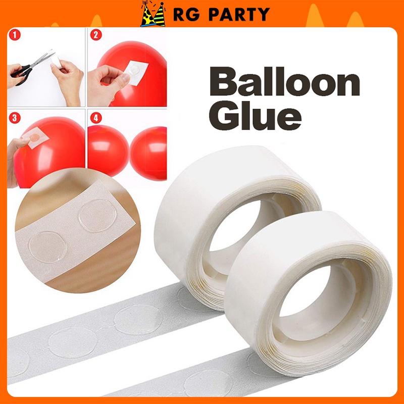 100Pcs Balloon Glue Sticker Birthday Party Decor For Wall And Ceiling ...