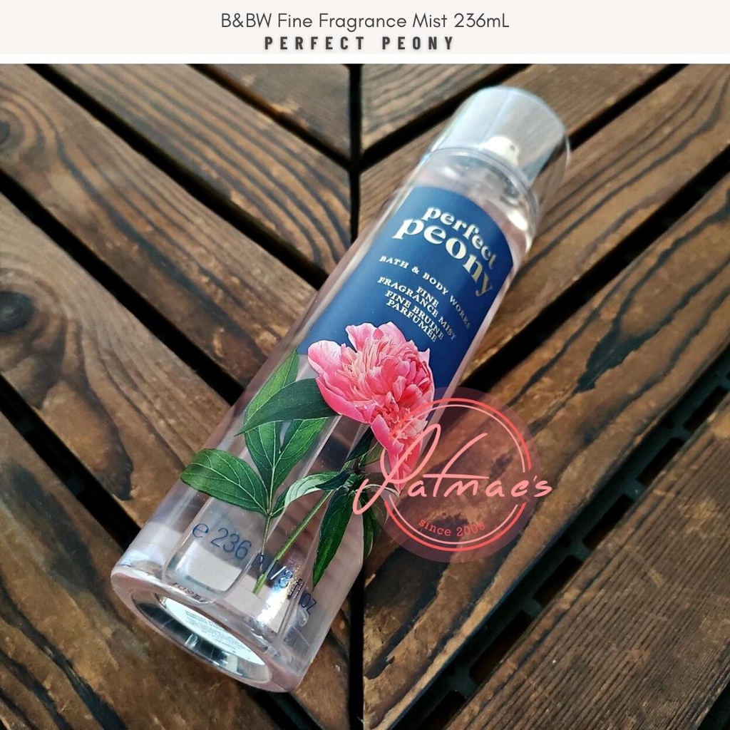 Bath and Body Works Perfect Peony Fragrance Mist 236mL | Shopee Philippines