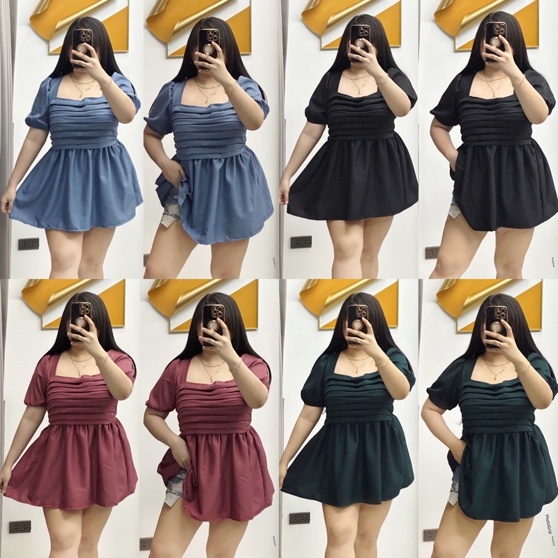 Miranda long top by Plus size collection ph | Shopee Philippines