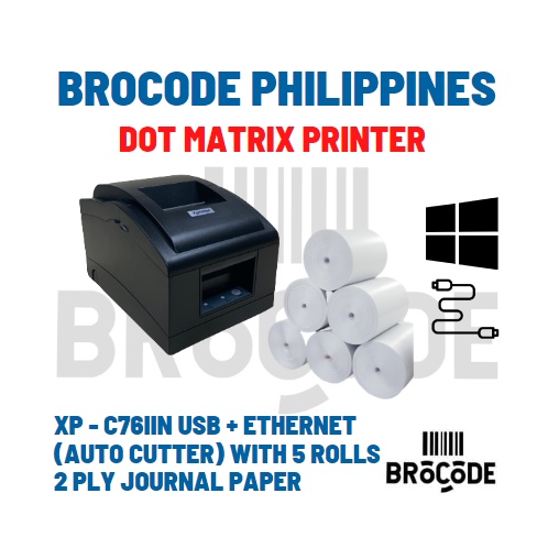 XP-C76IIN DOT MATRIX RECEIPT PRINTER WITH AUTO CUTTER | Shopee Philippines