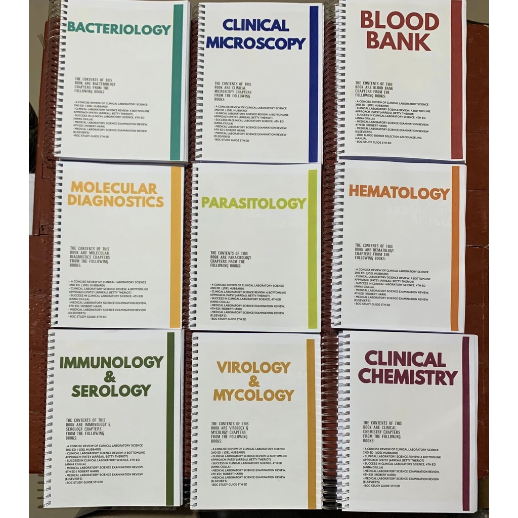 MEDTECH REVIEW COMPILATION: CLINICAL CHEMISTRY, HEMATOLOGY, IMMUNOLOGY ...