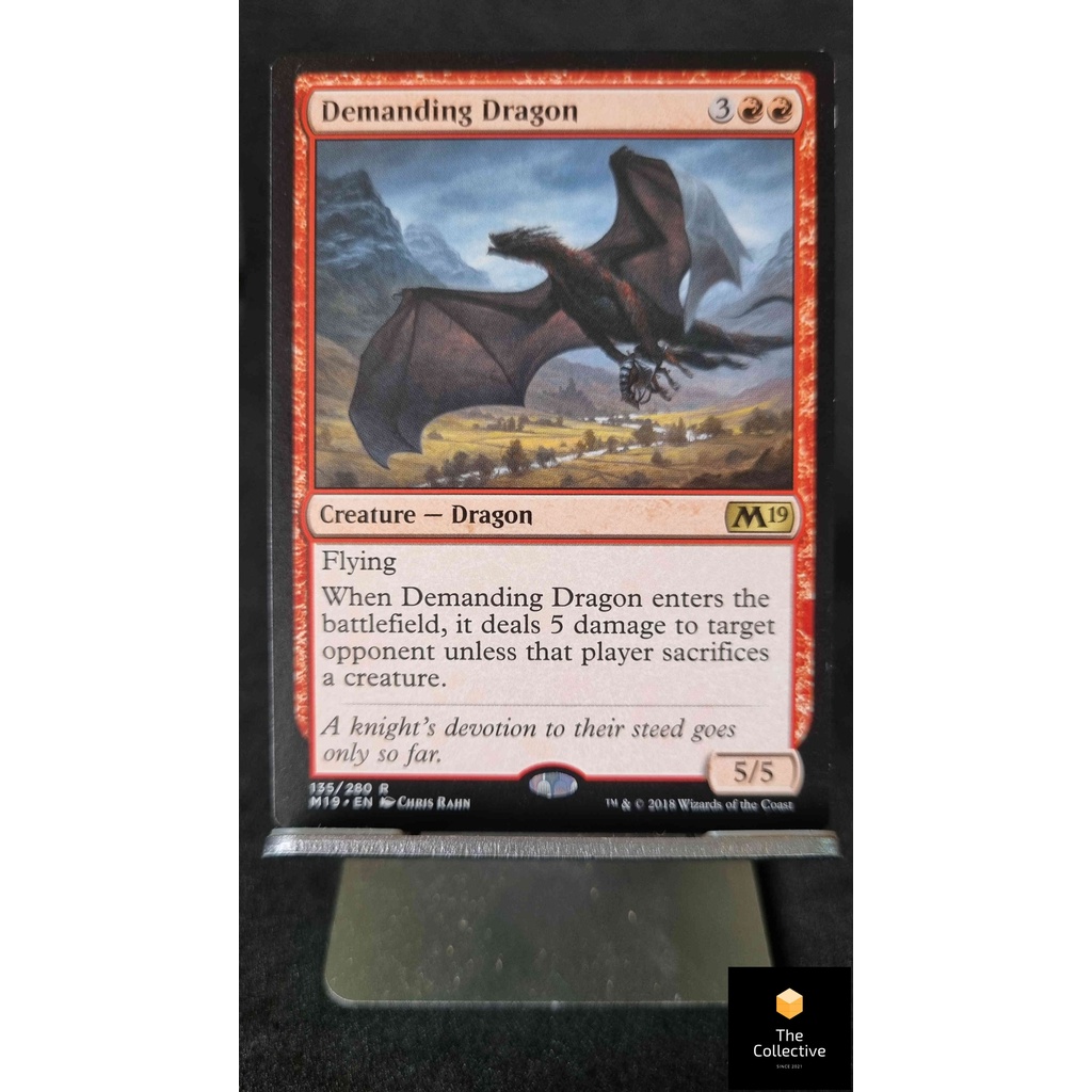 Magic the Gathering - MTG Card Game - Demanding Dragon - [ID: RB1] | Shopee Philippines