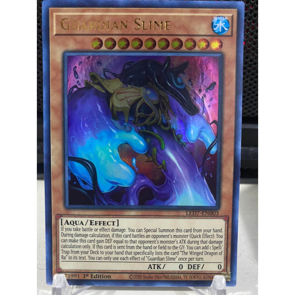 Guardian Slime - LED7-EN003 - Ultra Rare 1st Edition | Shopee Philippines