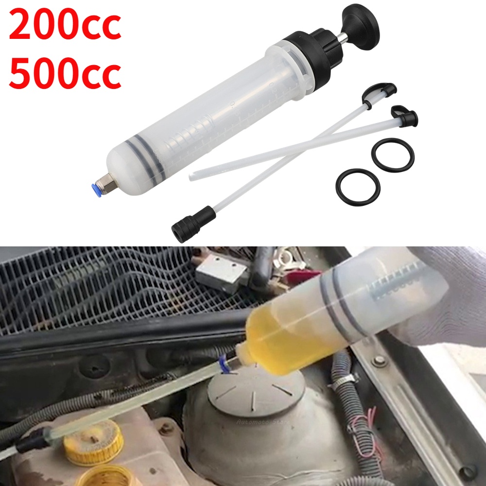 200cc 500cc Car Oil Fluid Extractor Auto Air Pump Filling Syringe ...