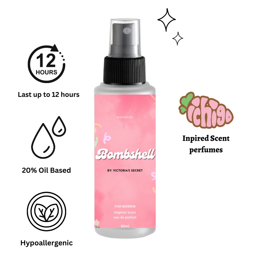 85ml Oil Based Perfume Inspired by VS Bombshell for Women | Shopee ...