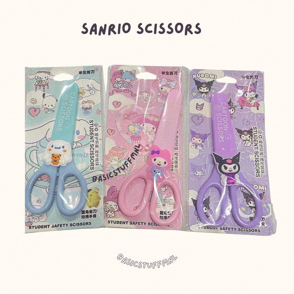 Sanrio Scissors Kuromi Melody Cinnamoroll / basicstuffmnl | Shopee ...