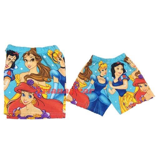 Trianawear Disney Princesses Short For Kids Cotton Printed Shorts For ...