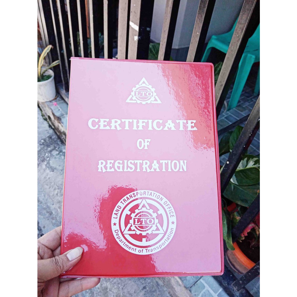 A4 size/OR CR holder/registration holder/A4 size/cod 2023 (red ...