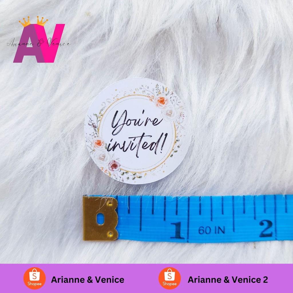 You Are Invited Stickers Invitation Seals for Wedding Stickers Birthday ...