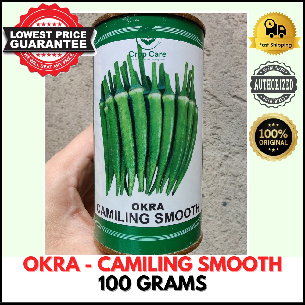 CONDOR SEEDS - OKRA SEEDS - CAMILING SMOOTH 100 GRAMS | Shopee Philippines