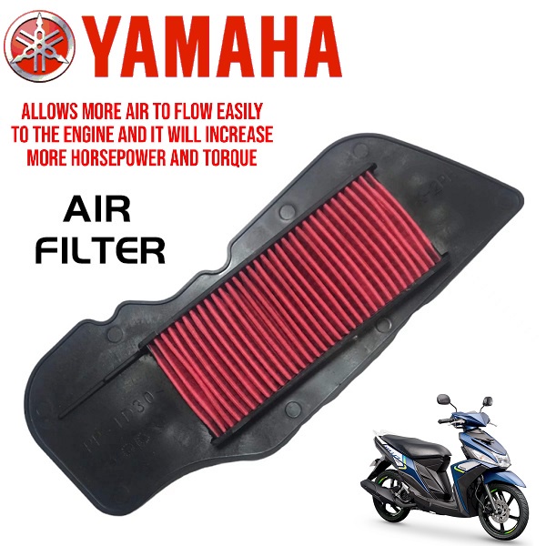 yamaha mio i 125 mio 3 motorcycle air filter element accessories stock ...