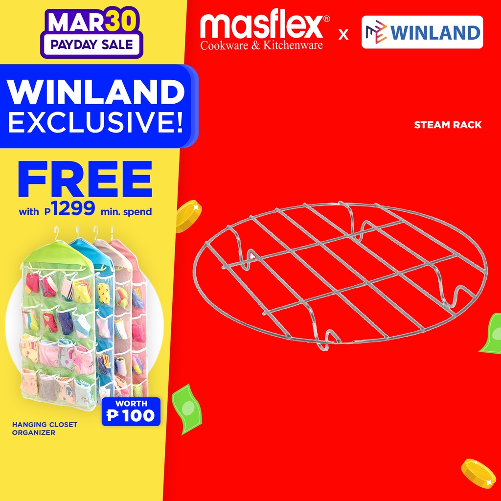 MASFLEX by Winland high-quality big Stainless Steel Steam Rack SS-SR3 ...