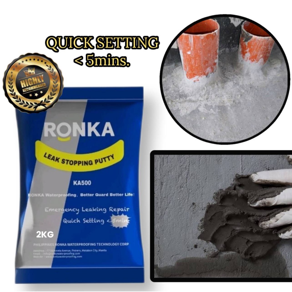 Leak Stopping Putty concrete enhancement waterproofing seal leaks and ...