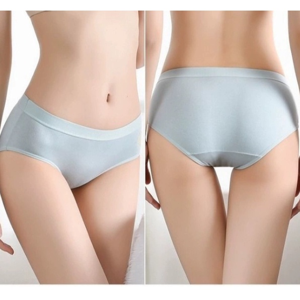 Women's Panties Seamless Briefs Solid Low waist Breathable hip lift | Shopee Philippines