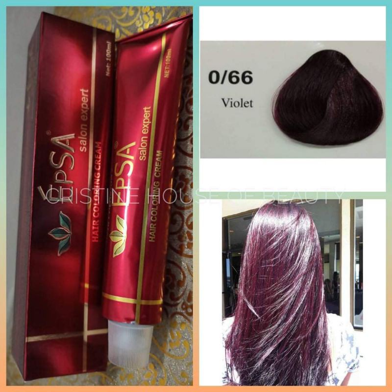 Epsa Hair Color Hair Coloring Cream Hair 100ml | Shopee Philippines