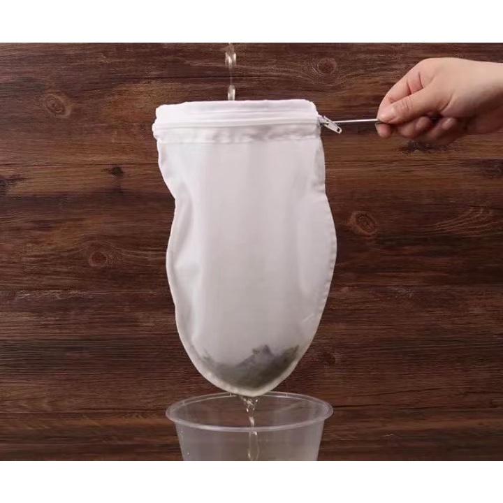 Tea net L 24*37cm Milk Filter Bag Tea Coffee Oil Yogurt Filter Net ...