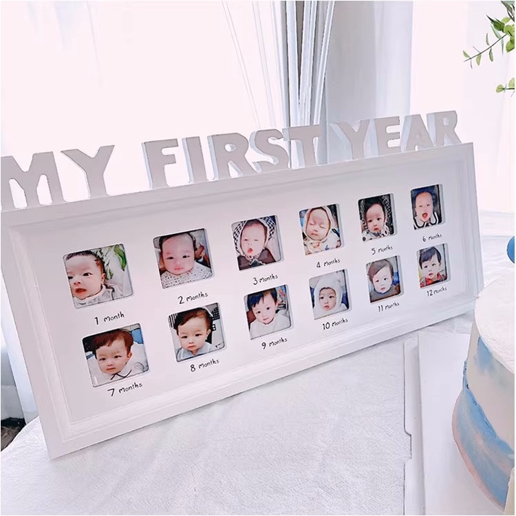 Newborn Baby Growth Record Photo Frame Baby Photo Album Decorative 0 ...