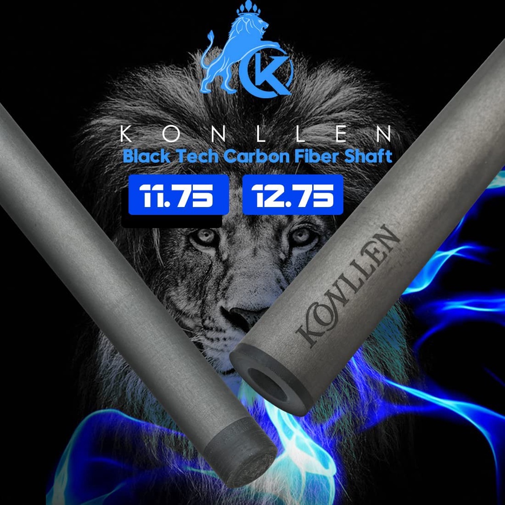 KONLLEN Pool Cue Single Shaft 3/8*8 Radial Uni-loc 10.75/11.75/12.75mm ...