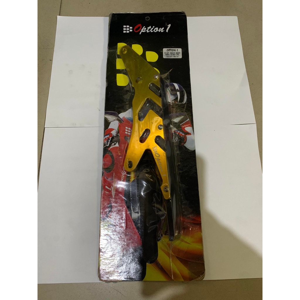 OPTION 1 CHAIN COVER ALLOY RAIDER 150 ORANGE | Shopee Philippines