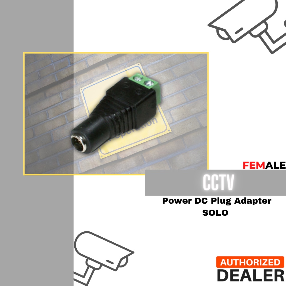 CCTV Power DC Plug Adapter FEMALE | Shopee Philippines