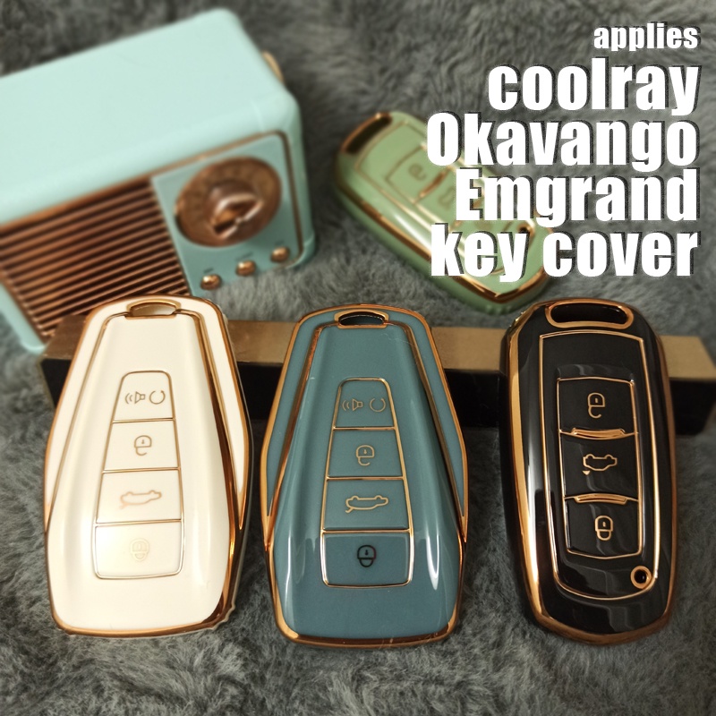 [NEW]Geely Car Key Cover Chain 2019-2023 Coolray SE Okavango Emgrand ...