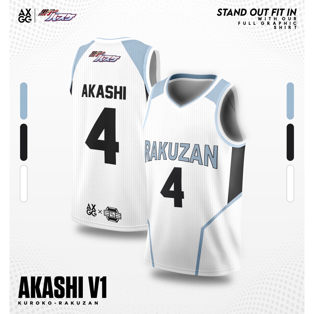 AXGG " Kuroko No Basket - Akashi " Anime Basketball Jersey | Shopee ...