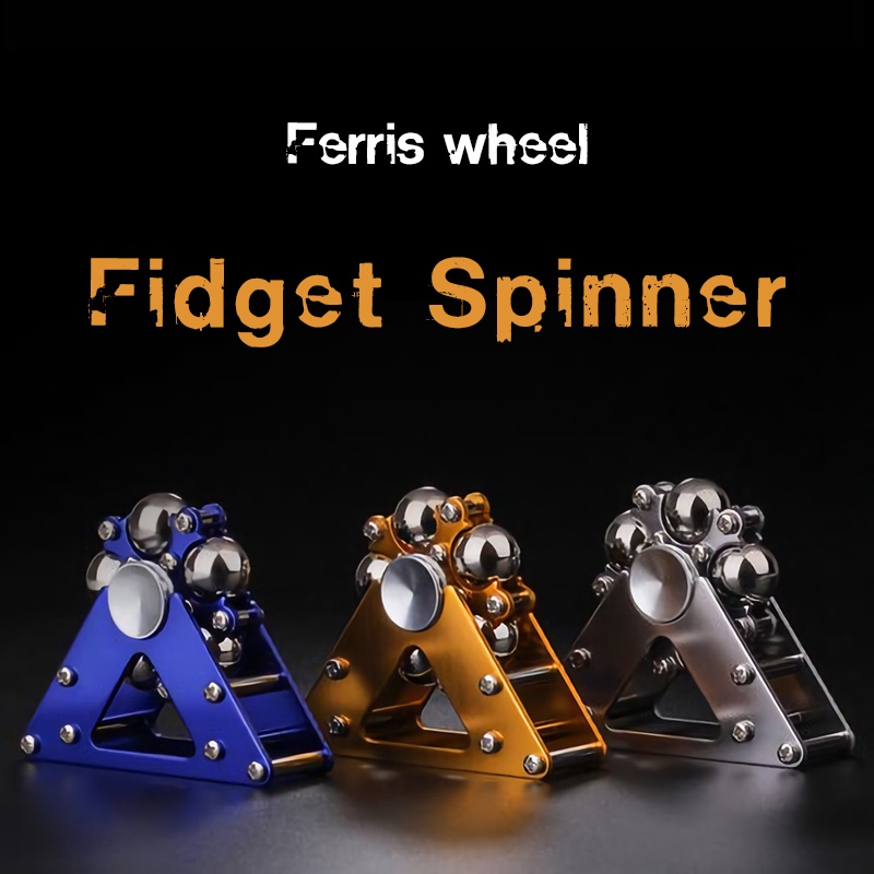 Ferris Wheel Fidget Spinner Metal Gyro Anti-Stress Hand Spinner De ...