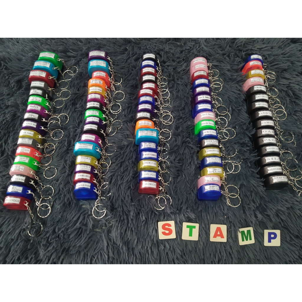 COD Personalized Self Inking Stamp with FREE LAYOUT and PRELOADED INK ...