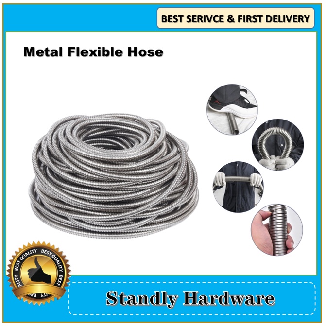 Metal Flexible Hose (1, 1/2 & 3/4 x 30meters) | Shopee Philippines