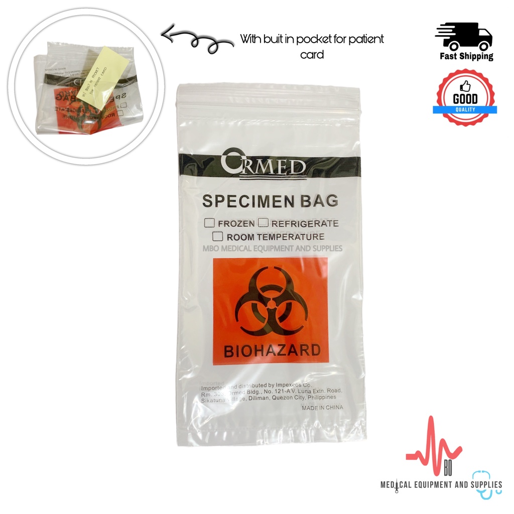 Ormed Specimen Bag 13cm x 25cm - 1piece | Shopee Philippines