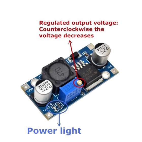 LM2596s DC-DC step-down power supply module 3A adjustable step-down ...