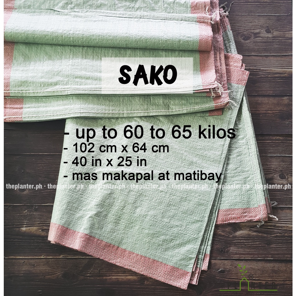 SAKO REAPER ( NEW ) (up to 65 KILOS.) sako bag sack theplanter.ph ...
