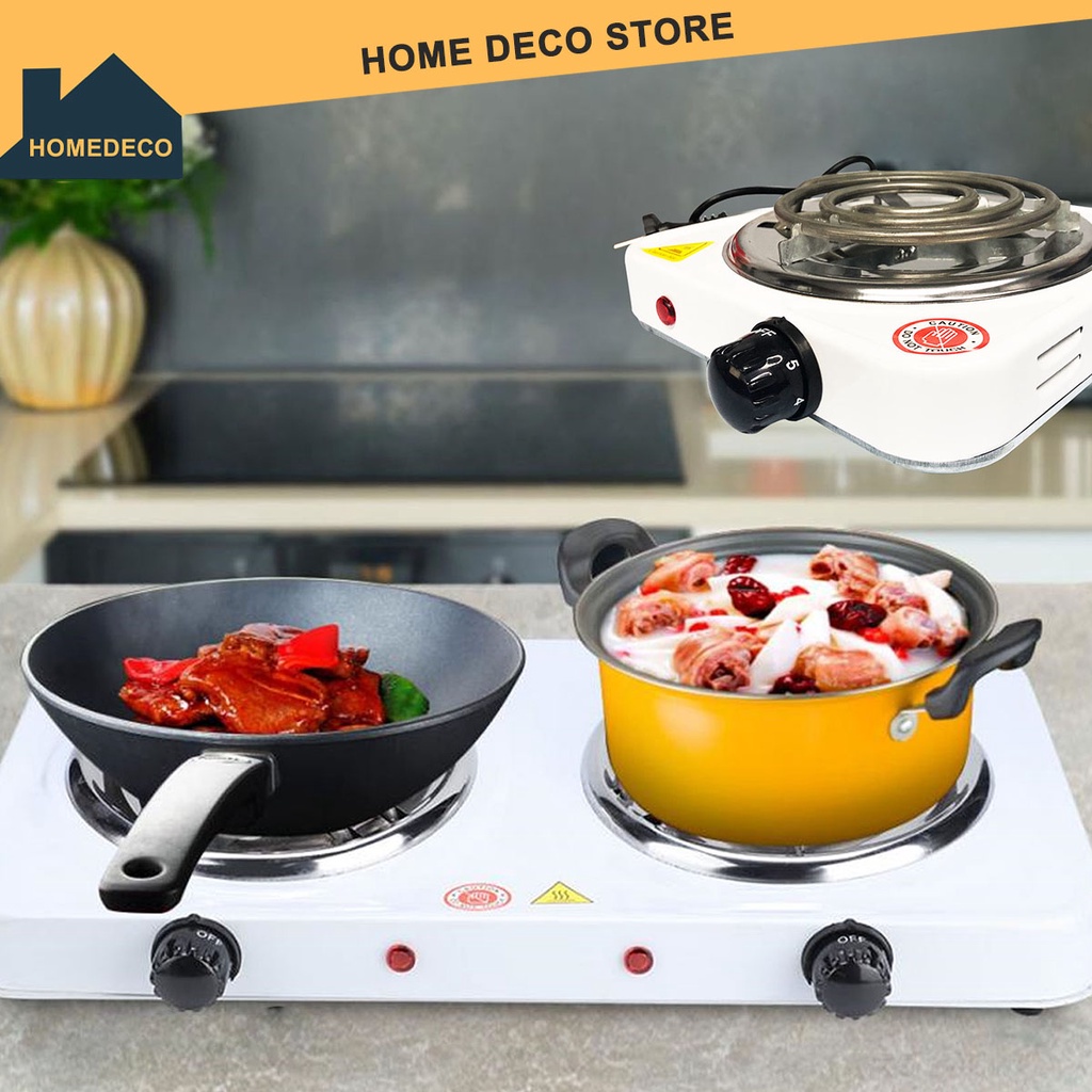 Home Deco Hotplate Electric Burner Stove Cooking Single and Double ...