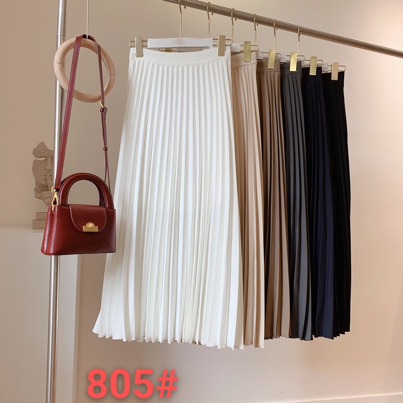 AS ELEGANT NEW ARRIVAL PLAIN Glitters Effect PLEATED SKIRT CASUAL SKIRT ...