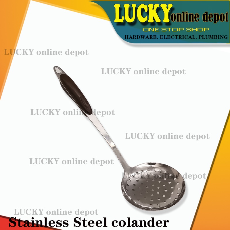 1pc STAINLESS STEEL COLANDER KITCHEN LADLE | Shopee Philippines