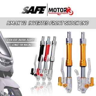 NMAX V1 AND V2 INVERTED FRONT SHOCK SET CNC Higt Quality AHRS RACING ...