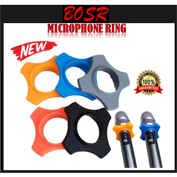 Microphone Holder/Slip Ring Anti-rolling Protective Sleeve Mic ...