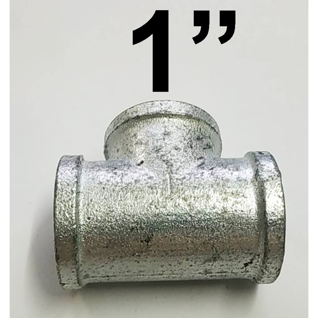 CHINA GI TEE 1" THREADED SCREW TYPE GALVANIZED IRON | Shopee Philippines