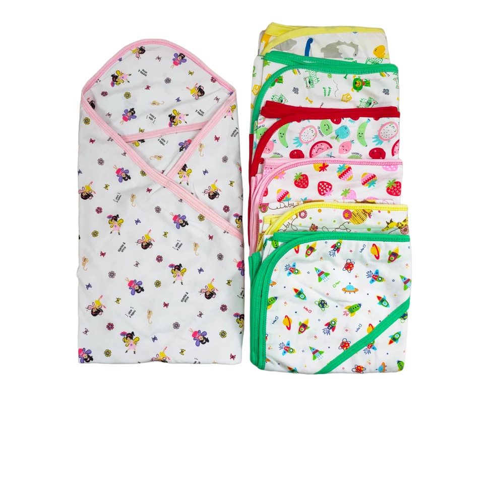 Lucky CJ Cotton Hooded Towel Blanket for Baby Wrappers | Shopee Philippines