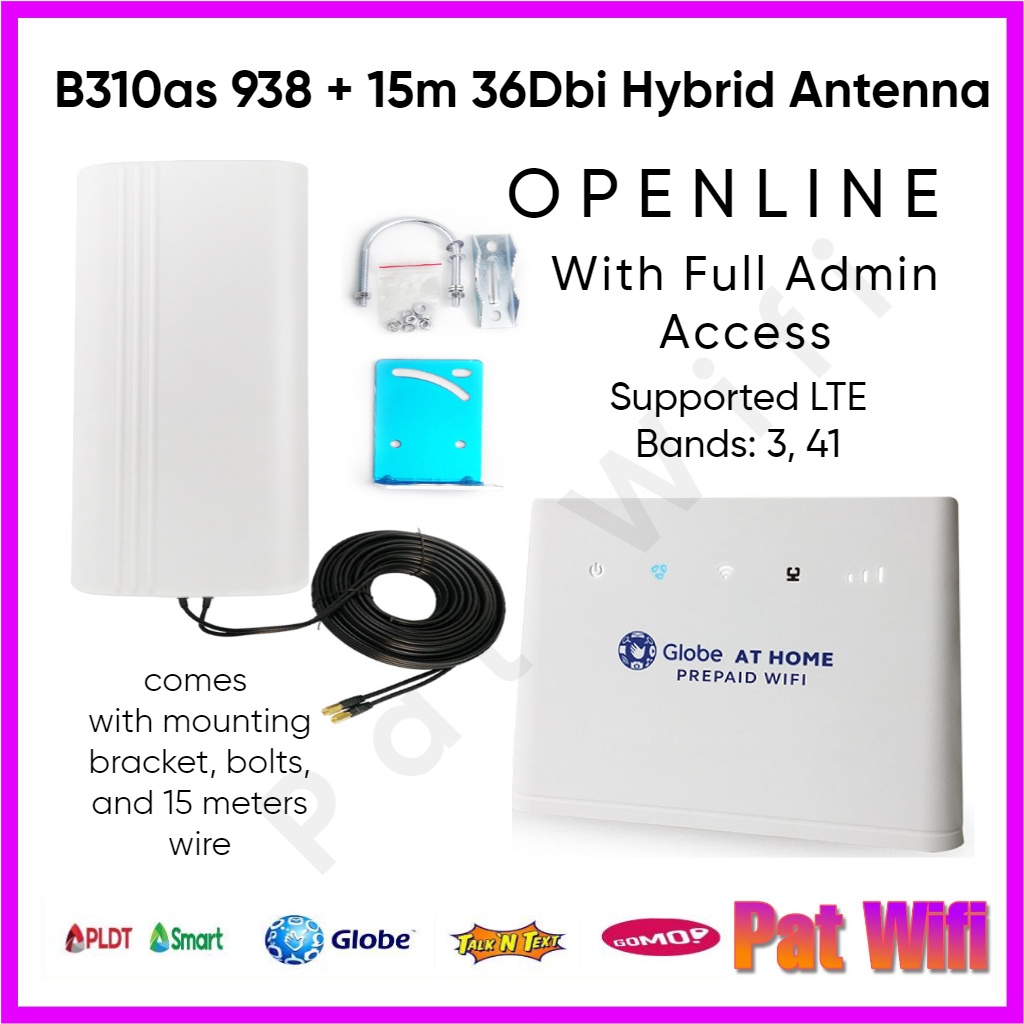 Brandnew B310as 938 LTE Modem Openline + Brandnew 36Dbi Antenna with 15 ...