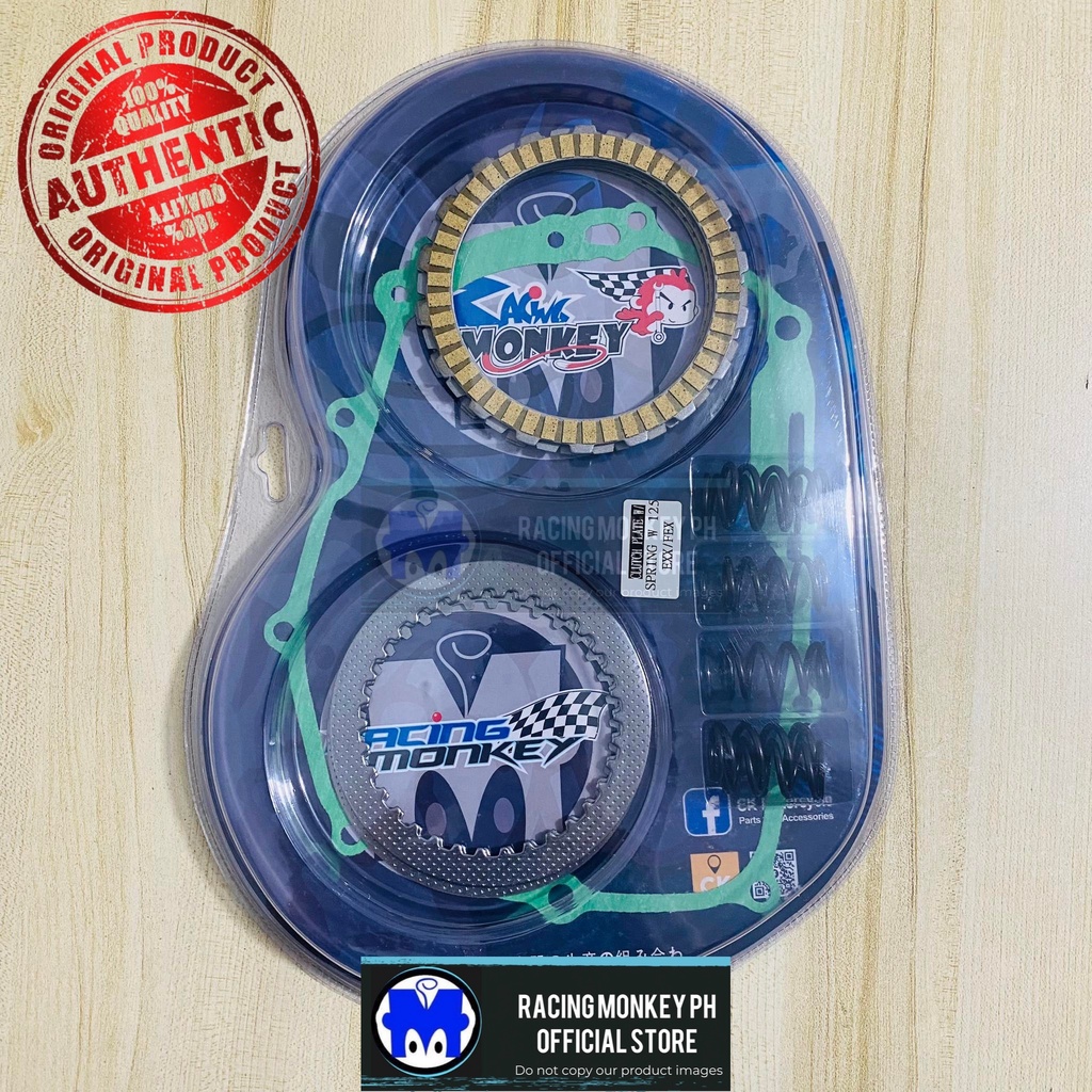 Racing Clutch Plate Lining w/ Springs and Gasket Set (WAVE 125) Racing ...