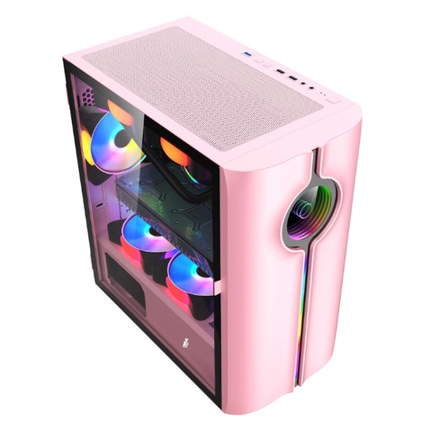 COMPUTER CASE 1STPLAYER INFINITE SPACE IS3 MID-TOWER GAMING CASE W/ LED ...