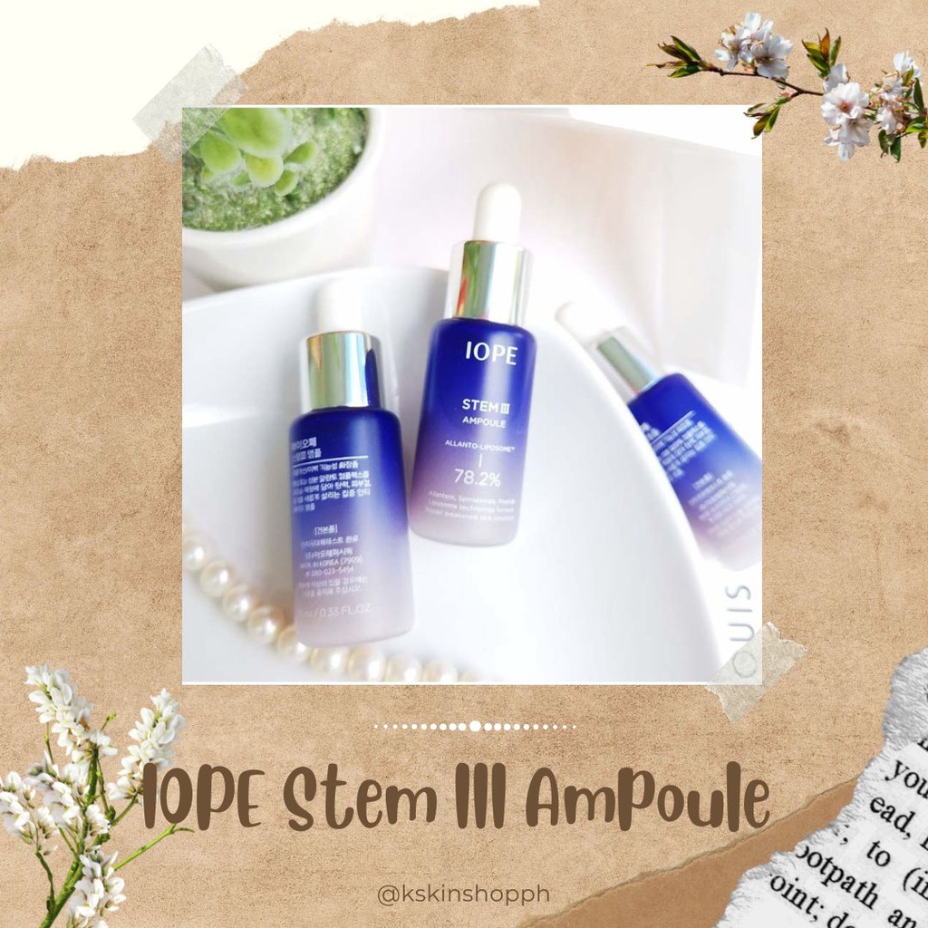 IOPE Stem III Ampoule 10ml / 15ml | Shopee Philippines