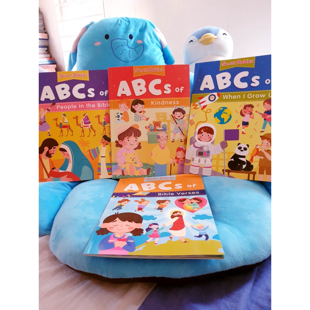 SMART BABIES ABC'S( PEOPLE IN THE BIBLE, WHEN I GROW UP, KINDNESS, BIBLE VERSES) | Shopee ...