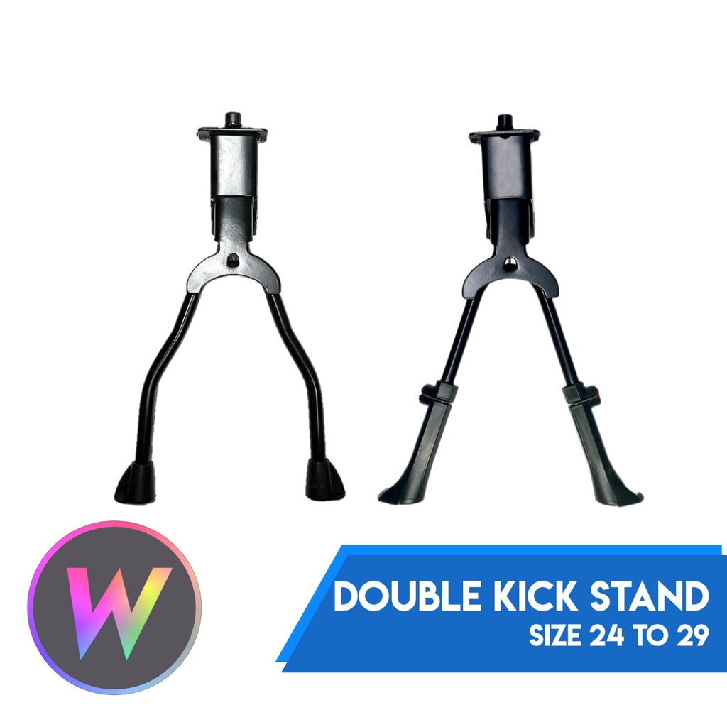 Double Kick Stand For MTB Size 24 to 29 / Japanese Bike | Shopee ...